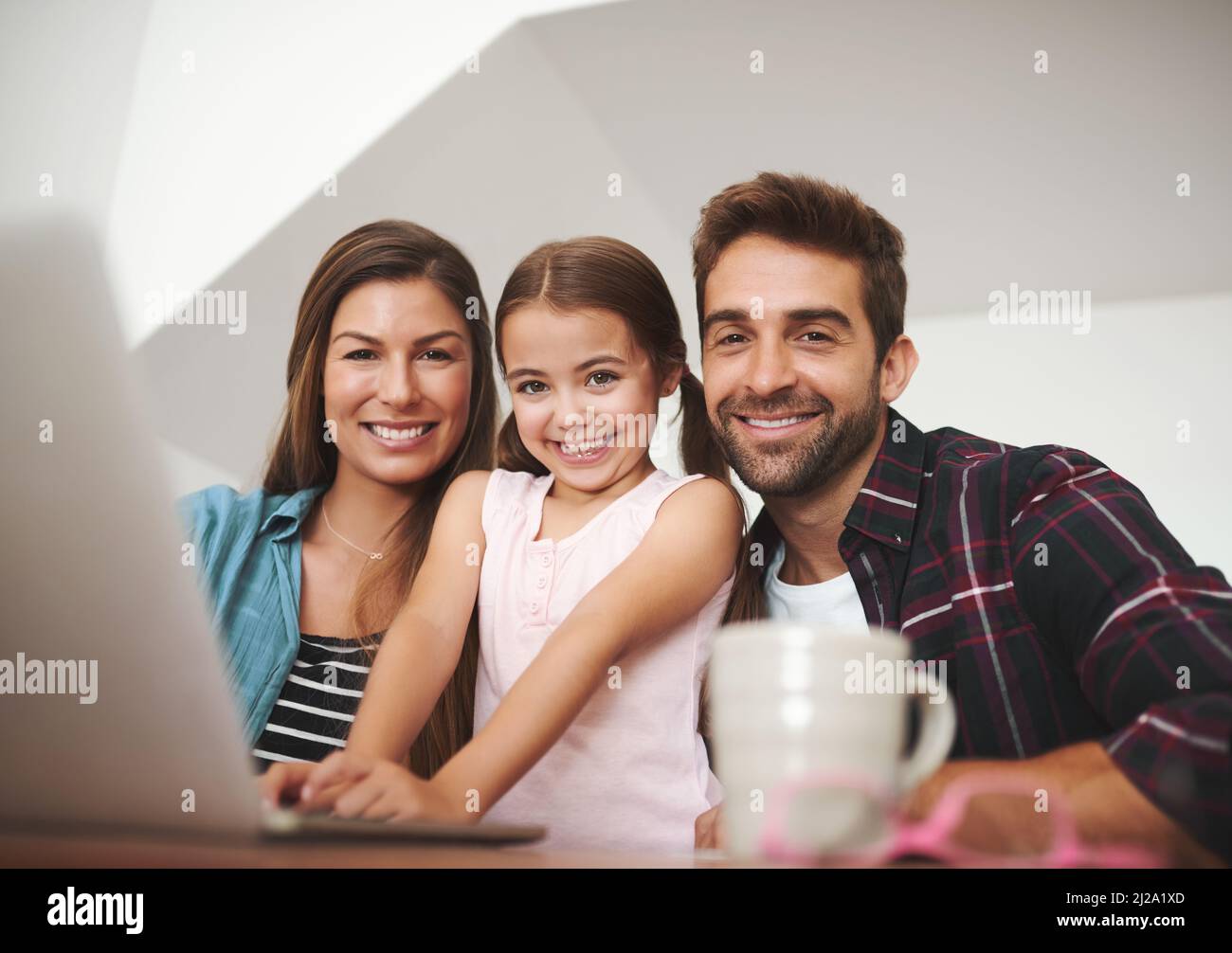Shes ready for a lesson in wireless technology. Portrait of a happy ...