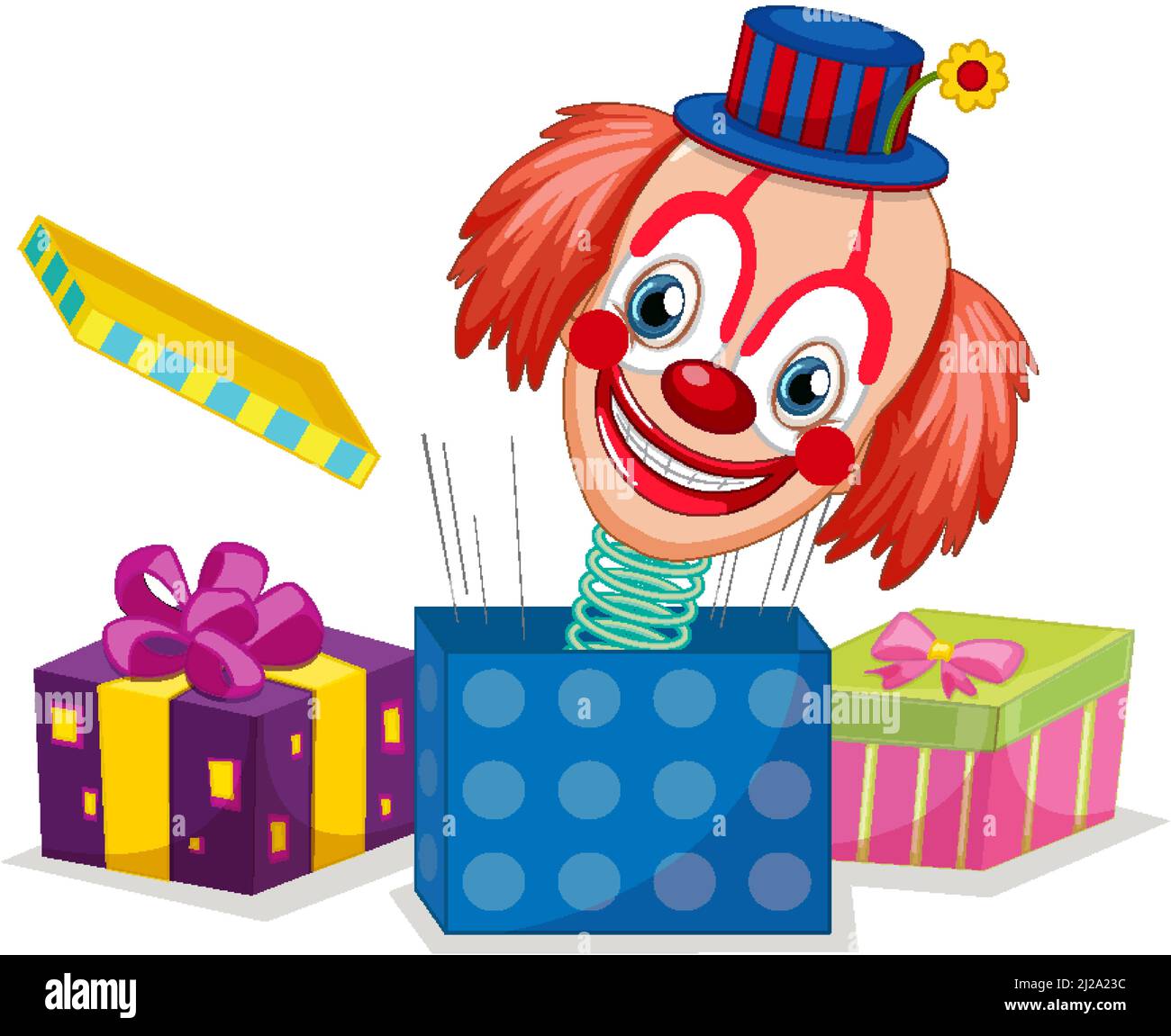Cartoon drawing of jack in the box hi-res stock photography and images ...