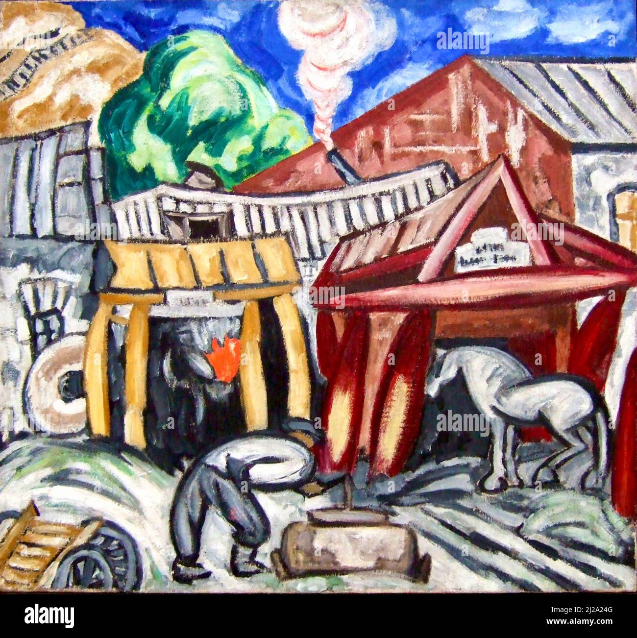 Female blacksmith painting hi-res stock photography and images - Alamy