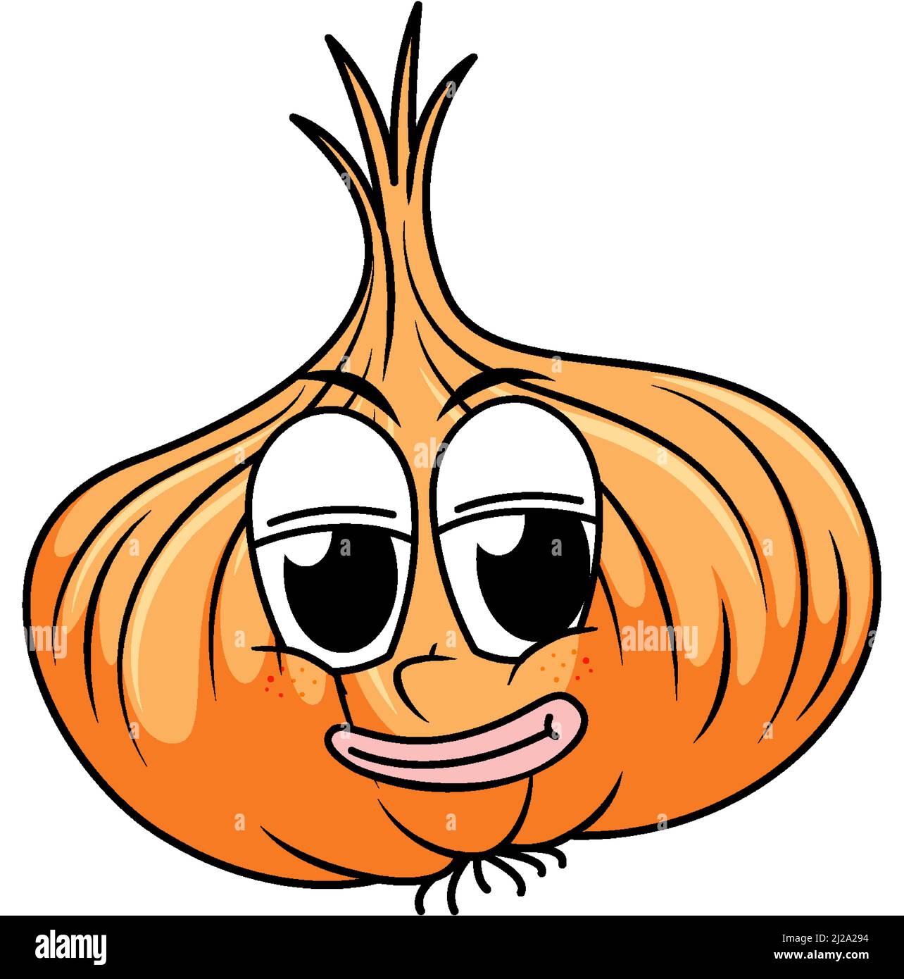 Onion with happy face illustration Stock Vector Image & Art - Alamy