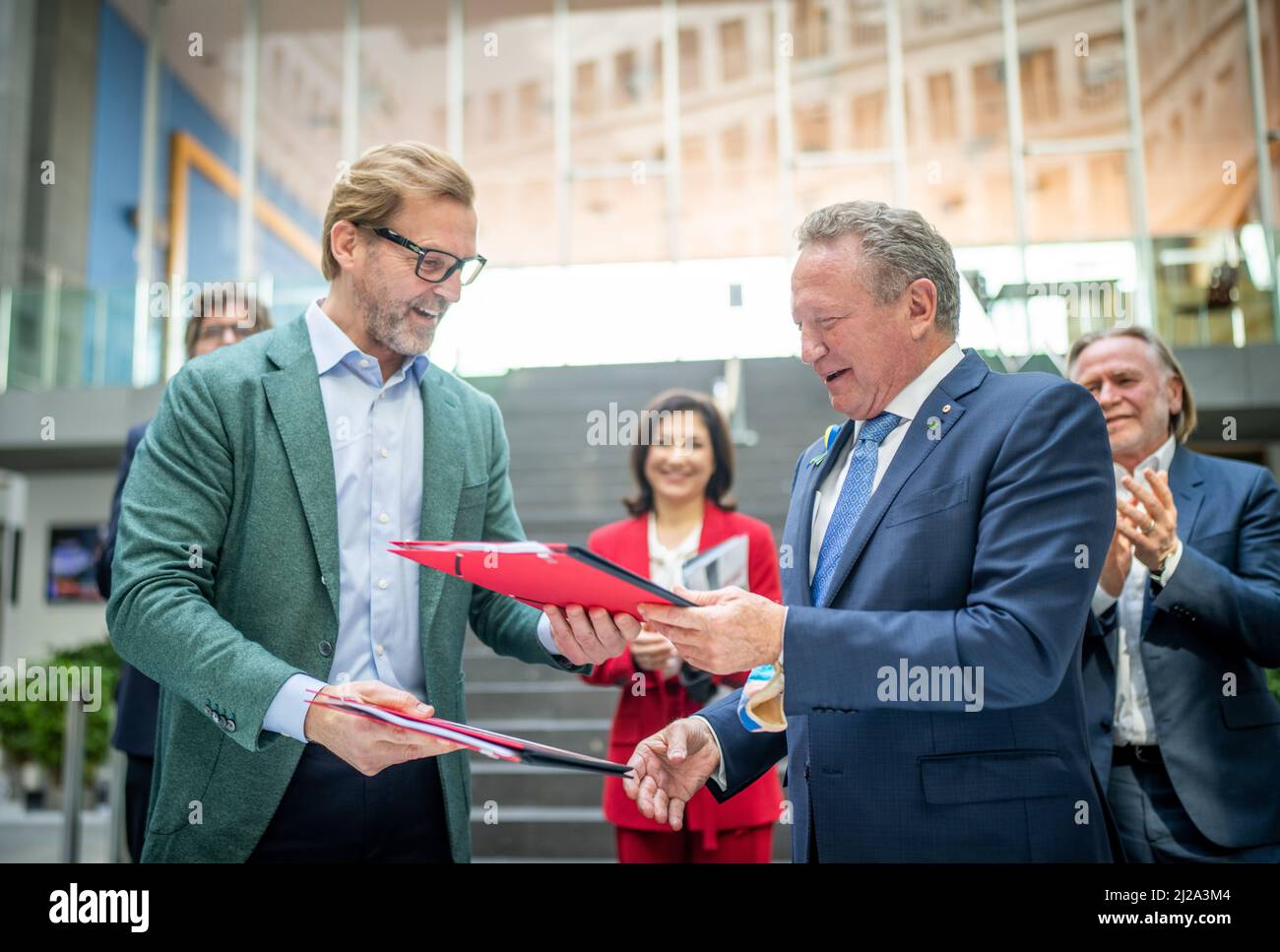 Berlin, Germany. 29th Mar, 2022. Patrick Lammers, Chief Sales Officer ...