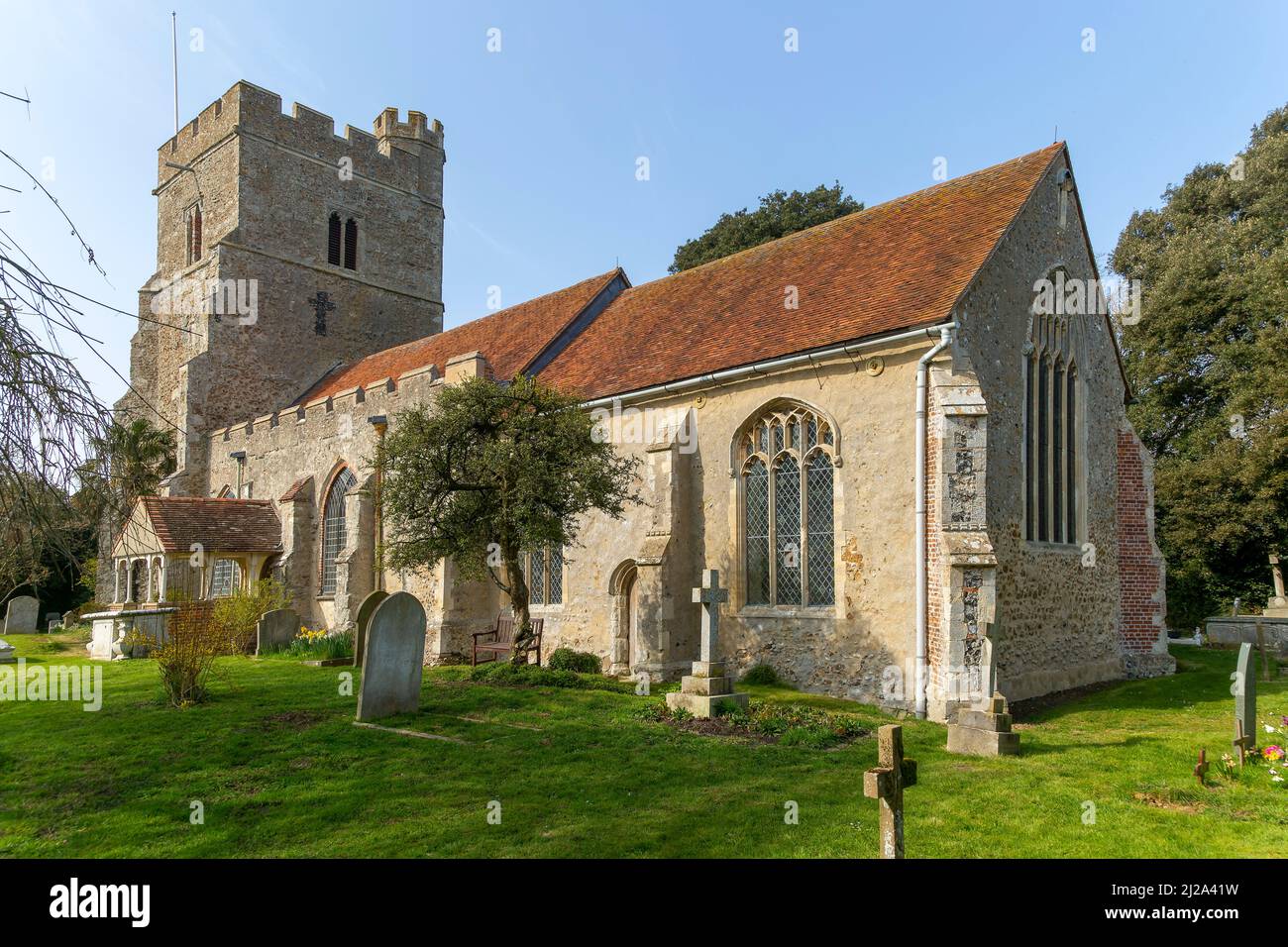 Parish church of Saint Edmund, King and Martyr, East Mersea, Mersea ...