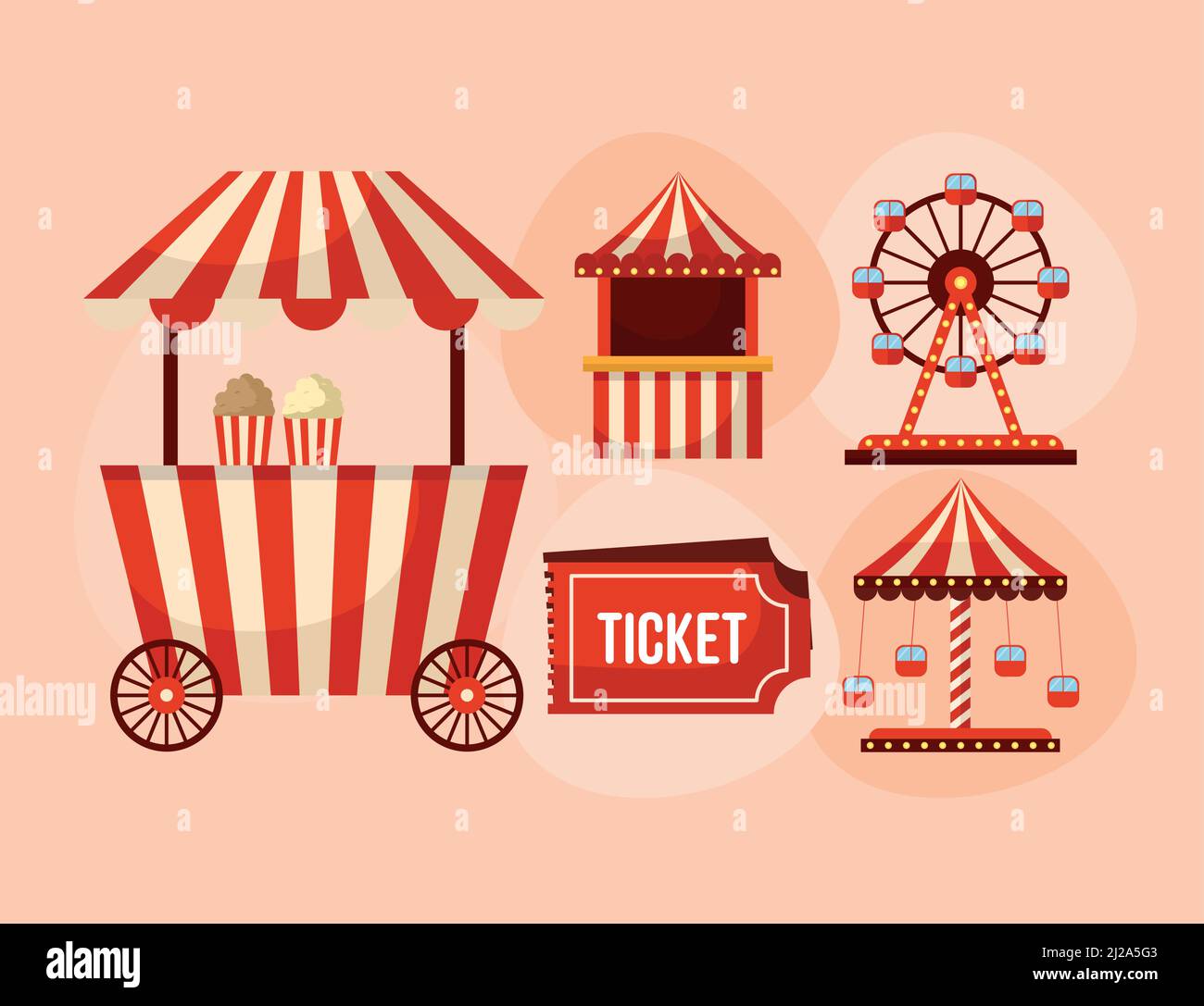 Amusement items Stock Vector Images - Alamy