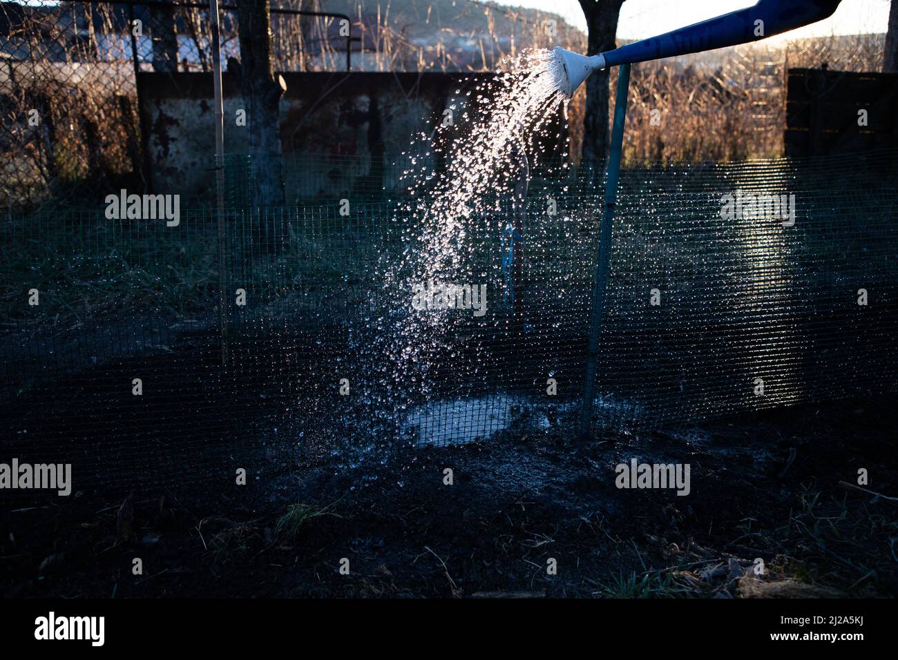 Watering character hi-res stock photography and images - Alamy