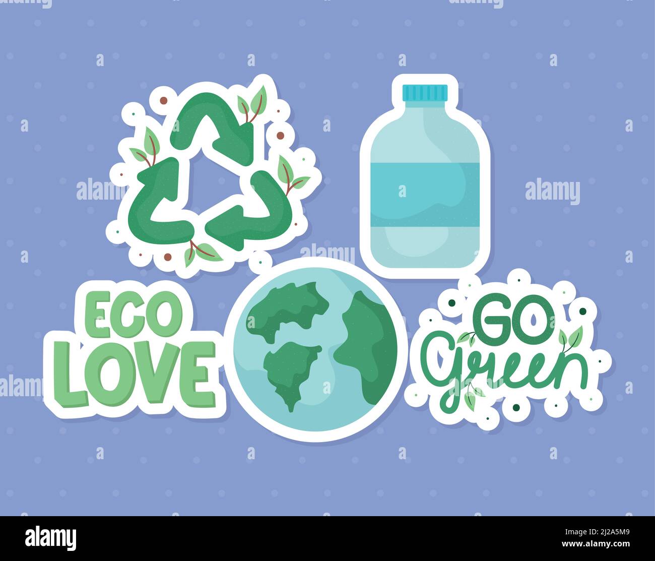 five recycle items Stock Vector Image & Art - Alamy