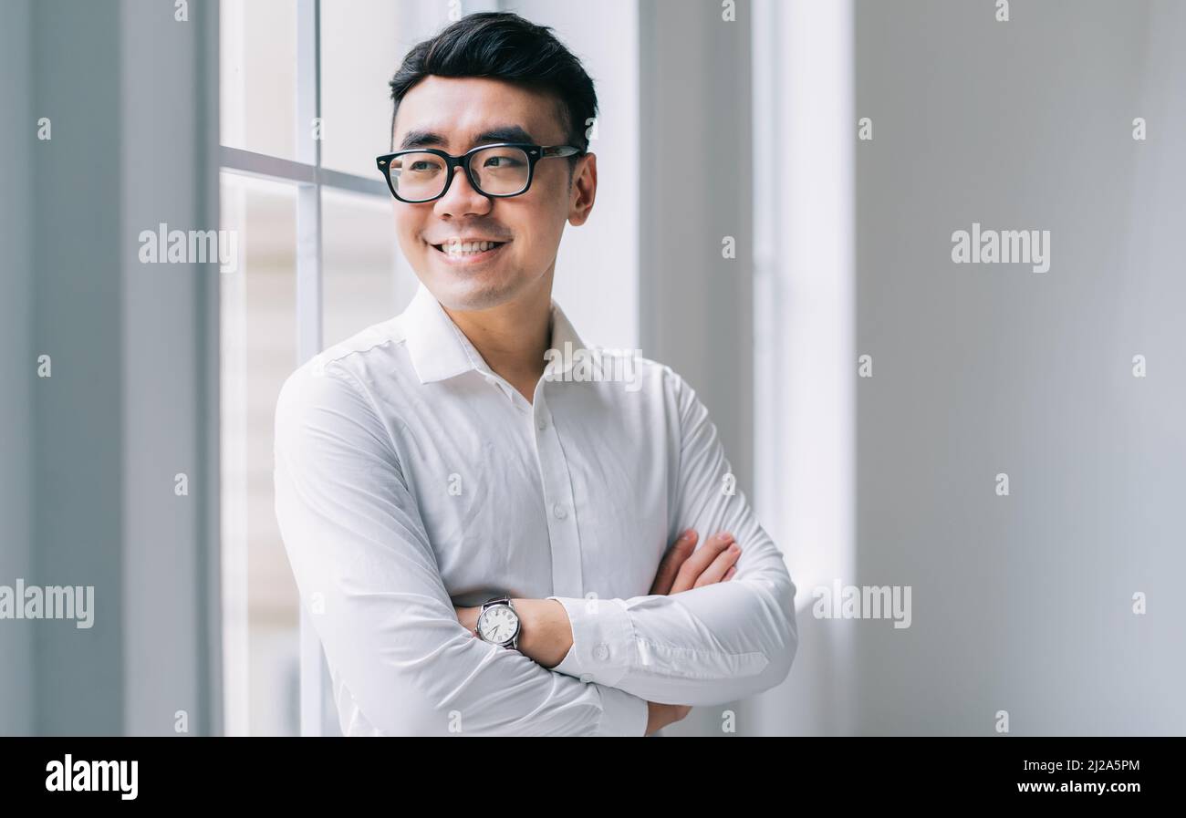 Happy young filipino businessman hi-res stock photography and images ...