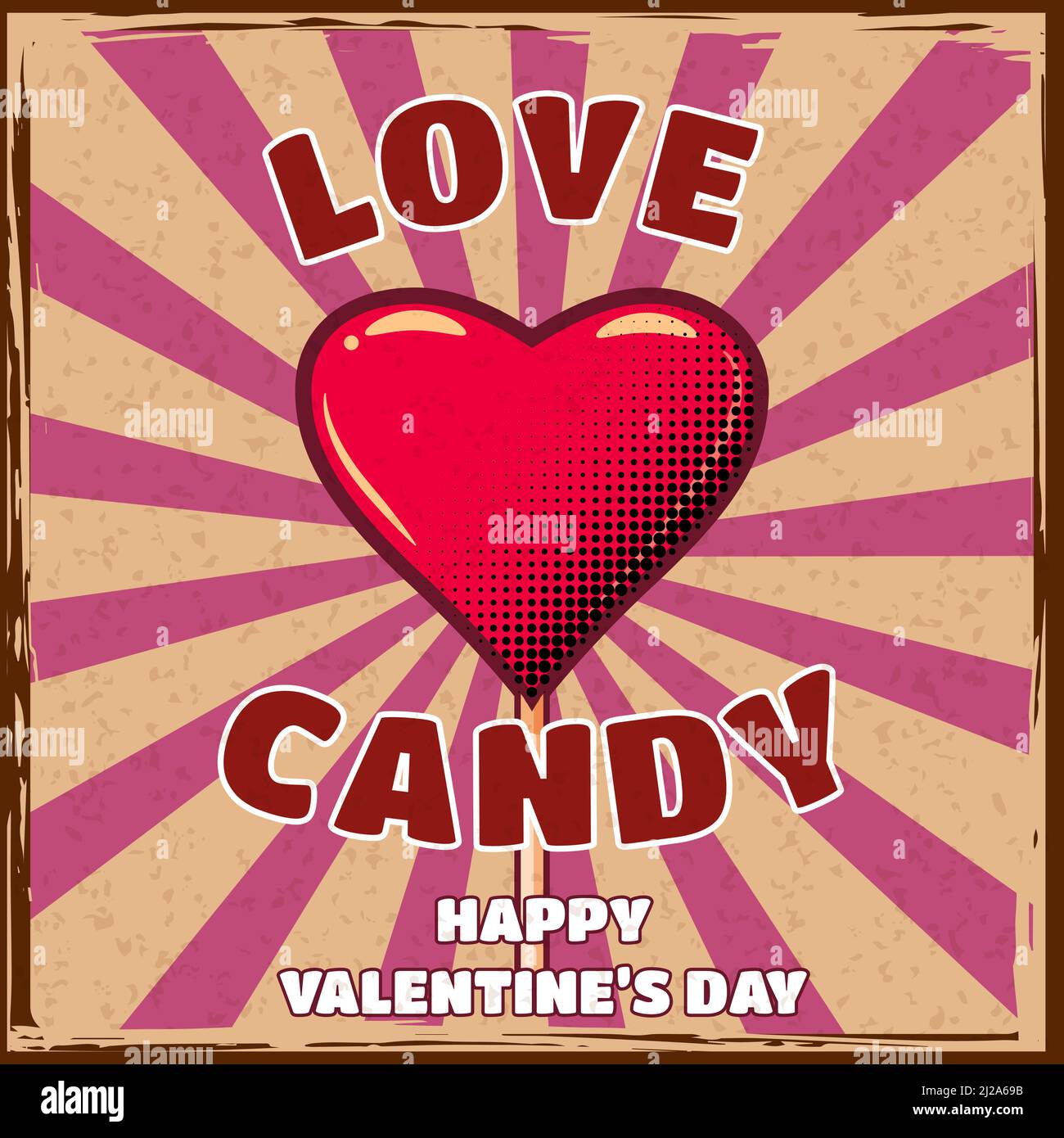 Vintage Valentine Heart Clip Art