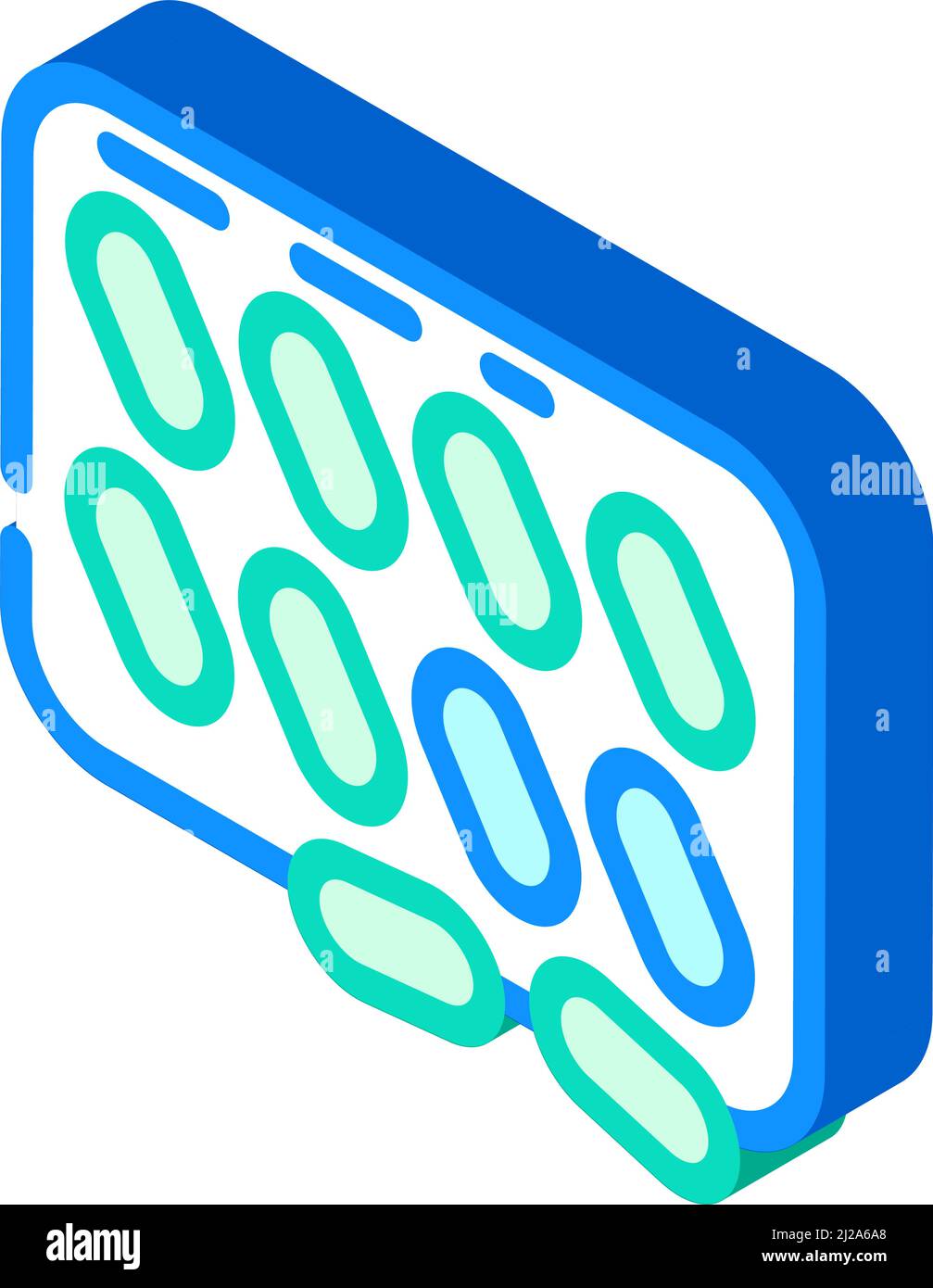 tablets drug package isometric icon vector illustration Stock Vector ...