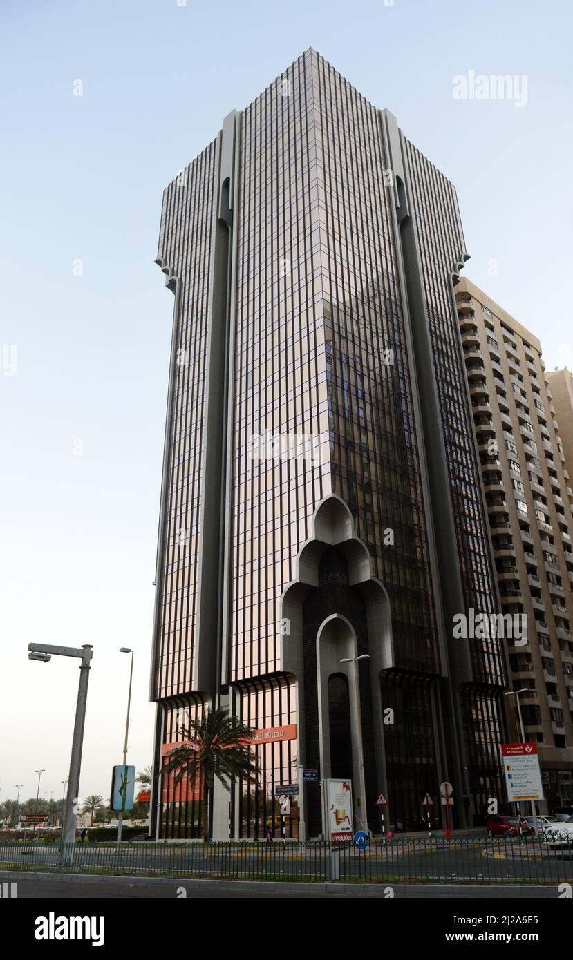 Bani Yas Tower in Abu Dhabi, UAE Stock Photo - Alamy
