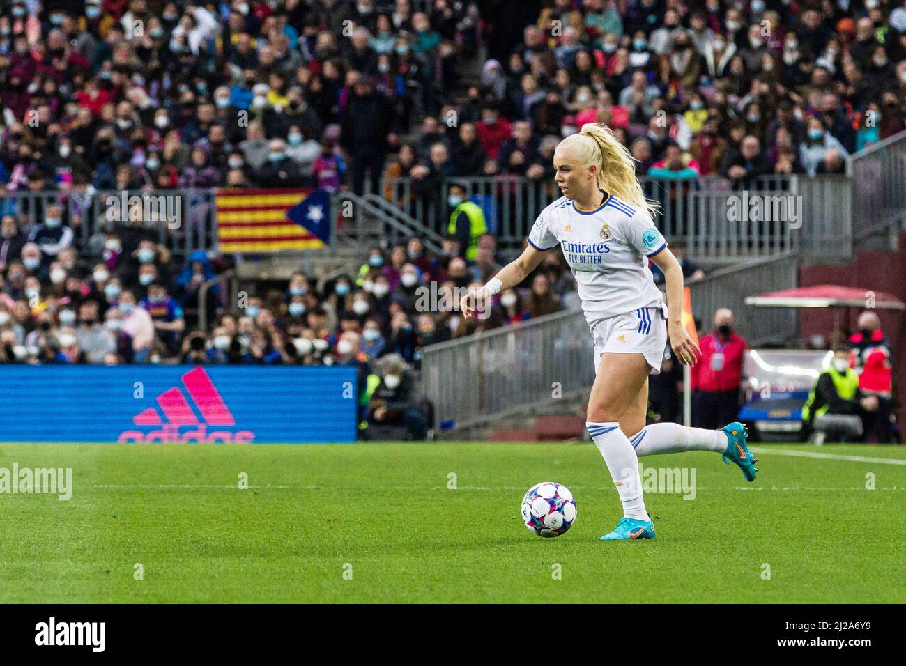Sofie Svava of Real Madrid during the UEFA Women's Champions League ...