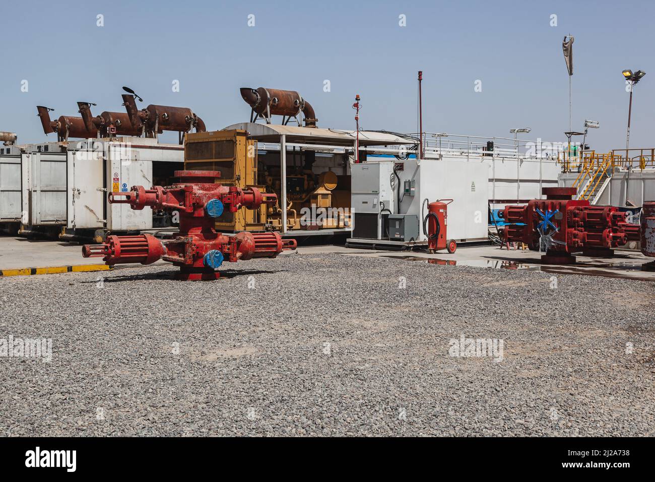 Oil & gas operations, Iraq Stock Photo - Alamy