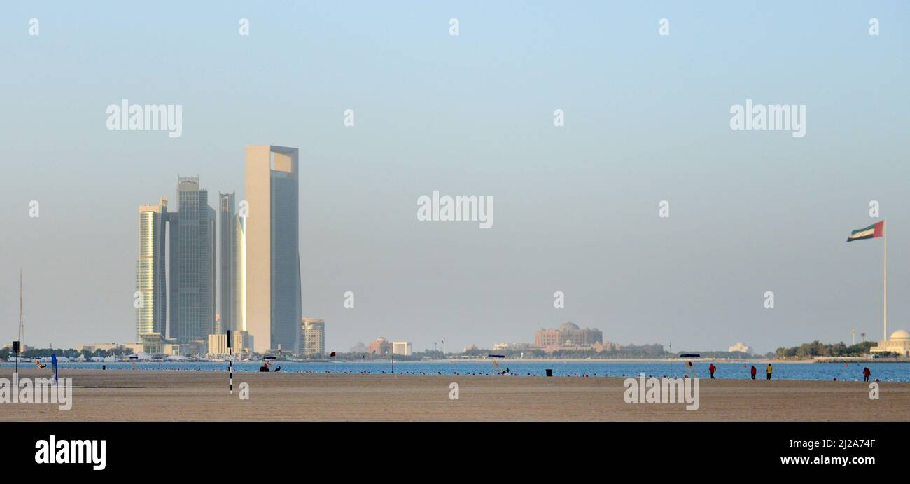 The Nation towers and the National Oil company towers seen from the ...