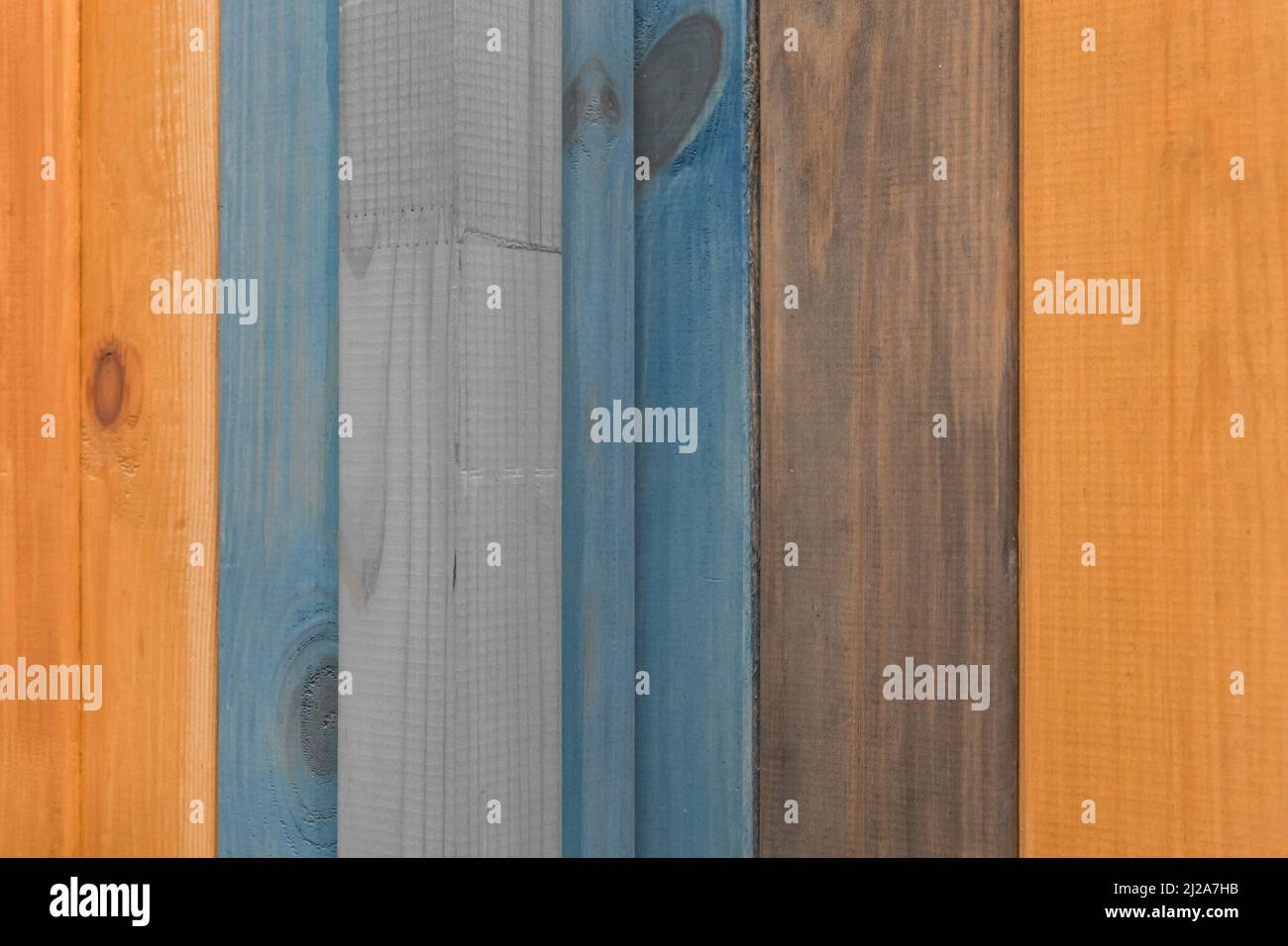 Colored wooden boards design wood texture plank background Stock Photo ...