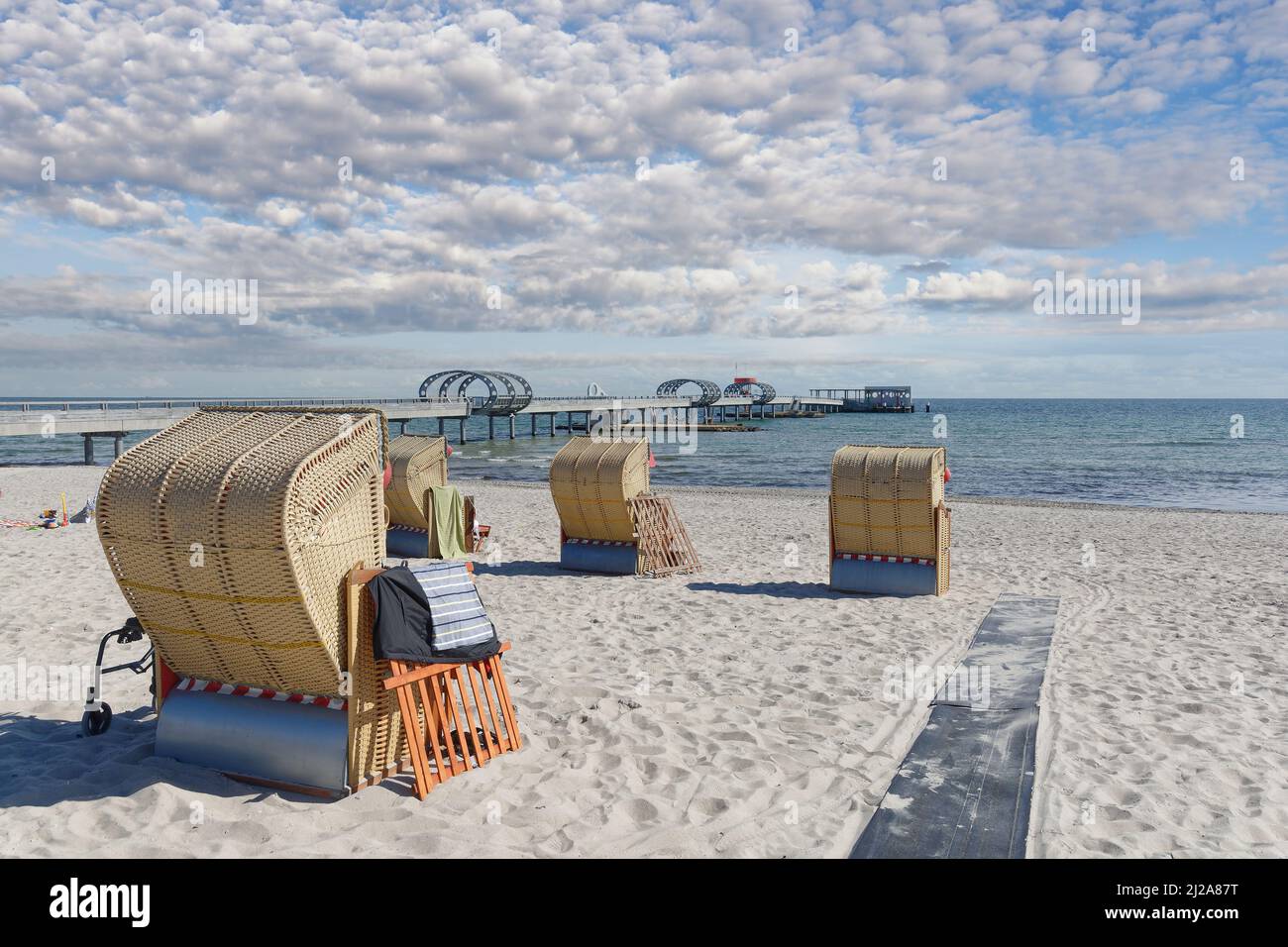 Beach and Pier of Kellenhusen,baltic Sea,Germany Stock Photo - Alamy