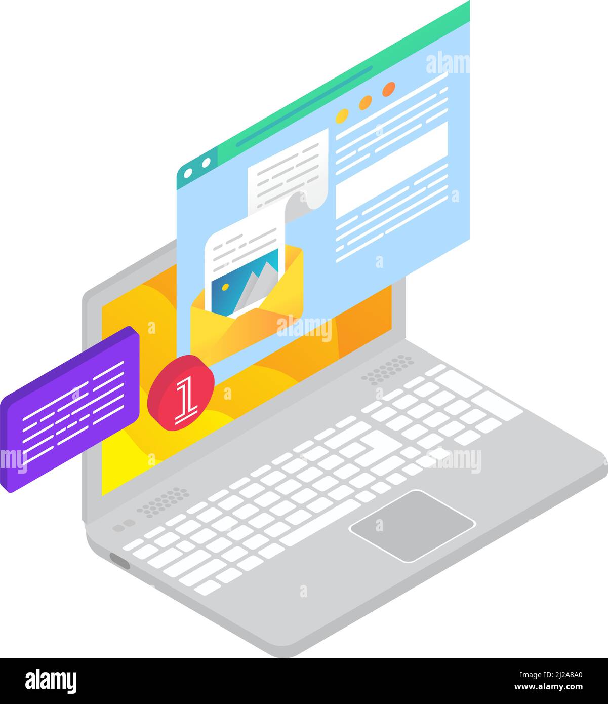 Mail verification Cut Out Stock Images & Pictures - Alamy