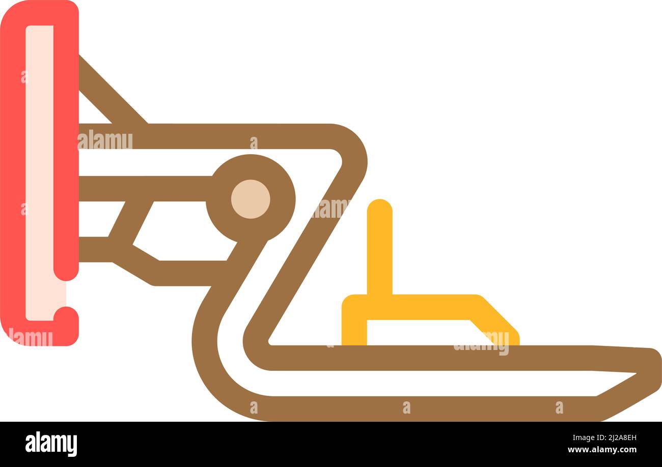 sled training equipment color icon vector illustration Stock Vector ...