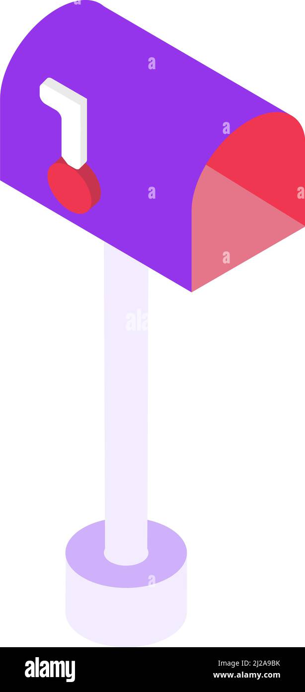 Post mailbox for letter icon 3d vector letterbox Stock Vector Image ...