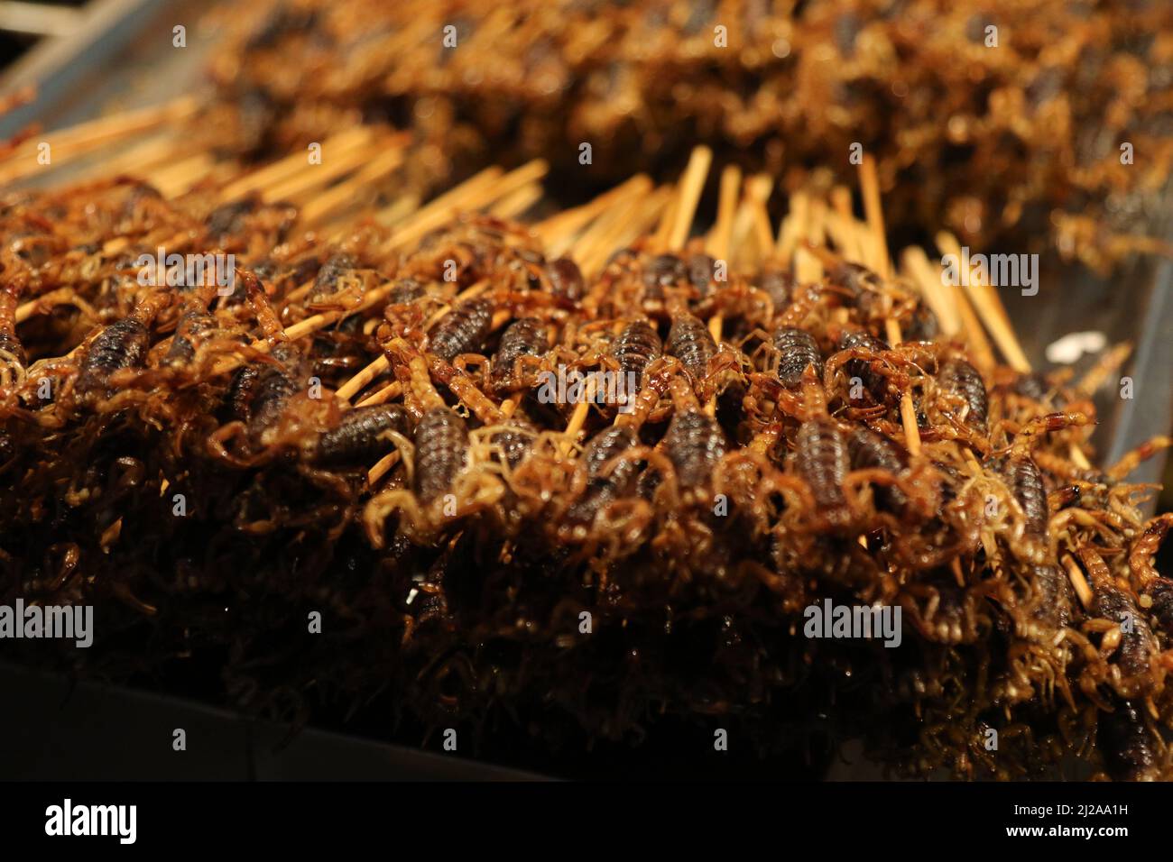 Cooked scorpions hi-res stock photography and images - Alamy