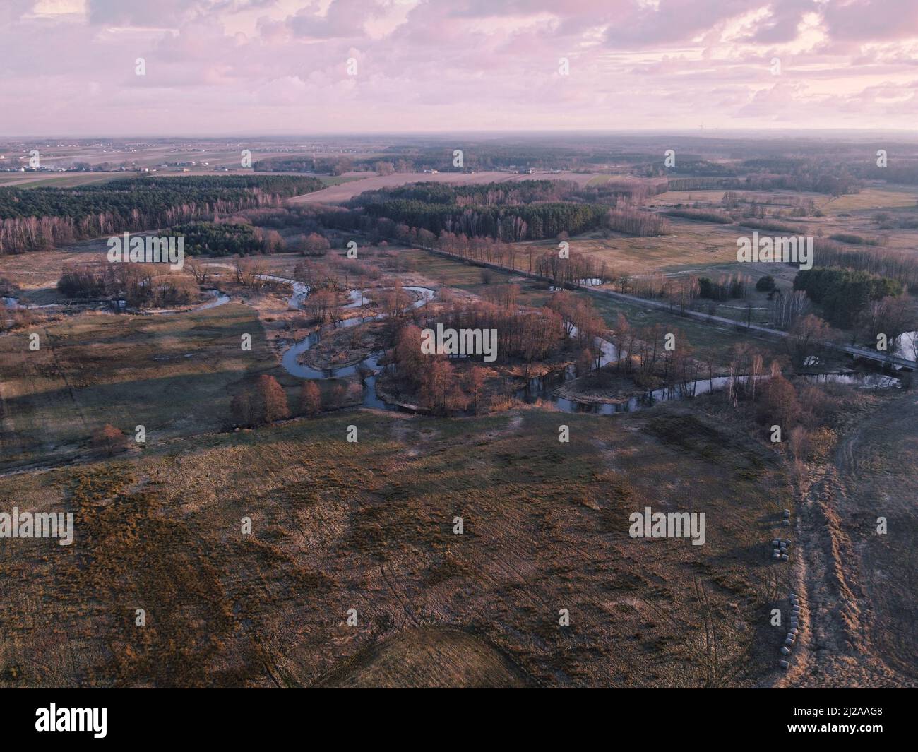 Crossing of fast motion roads captured from above Stock Photo - Alamy