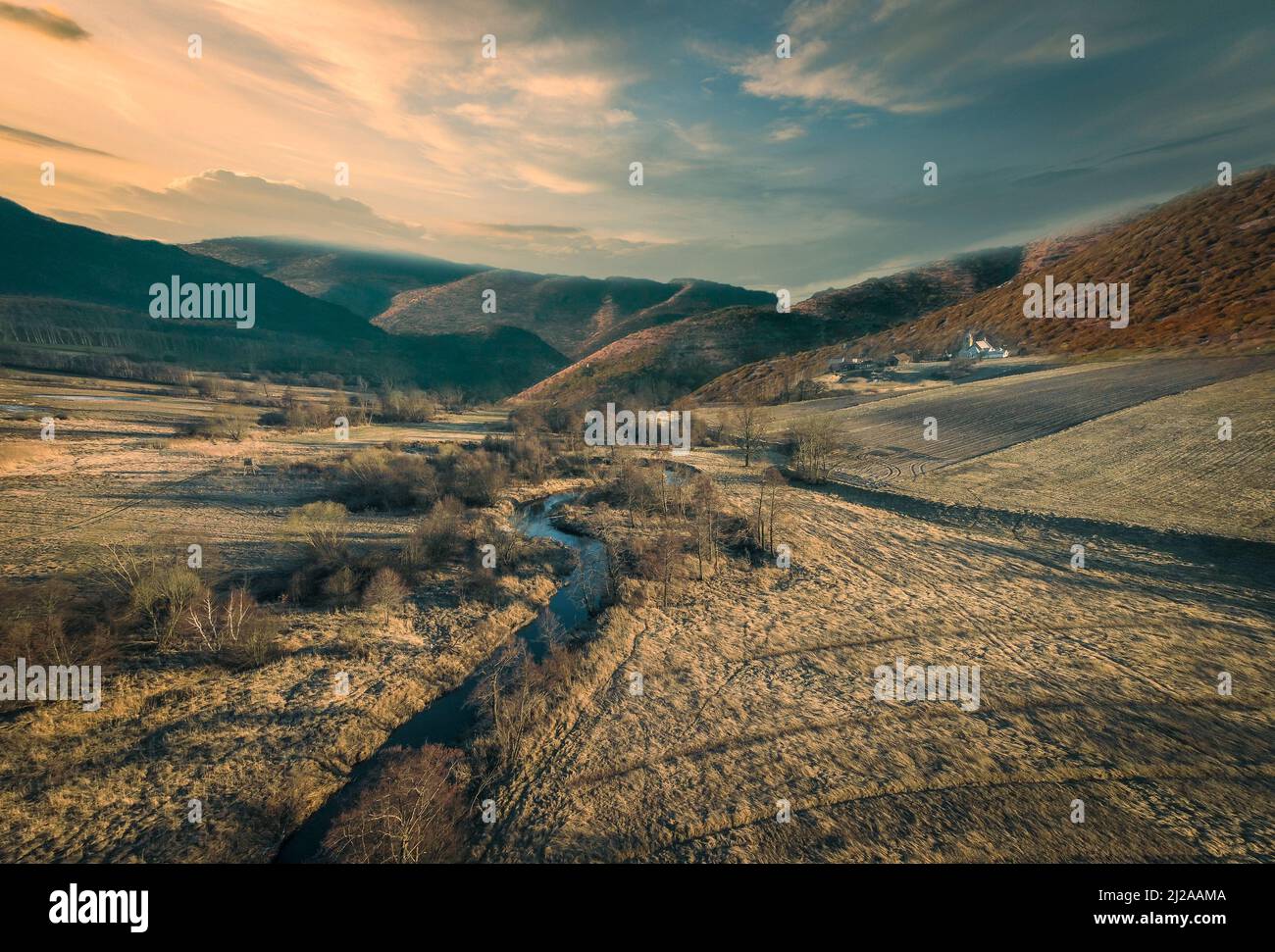 Crossing of fast motion roads captured from above Stock Photo - Alamy