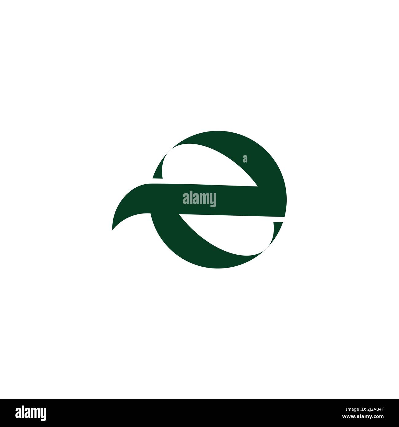 letter e smile shape happy symbol logo vector Stock Vector Image & Art ...