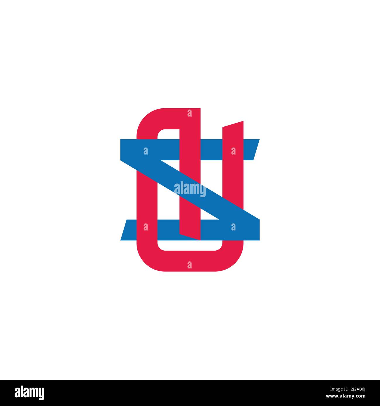 letter s linked power button geometric colorful logo vector Stock ...