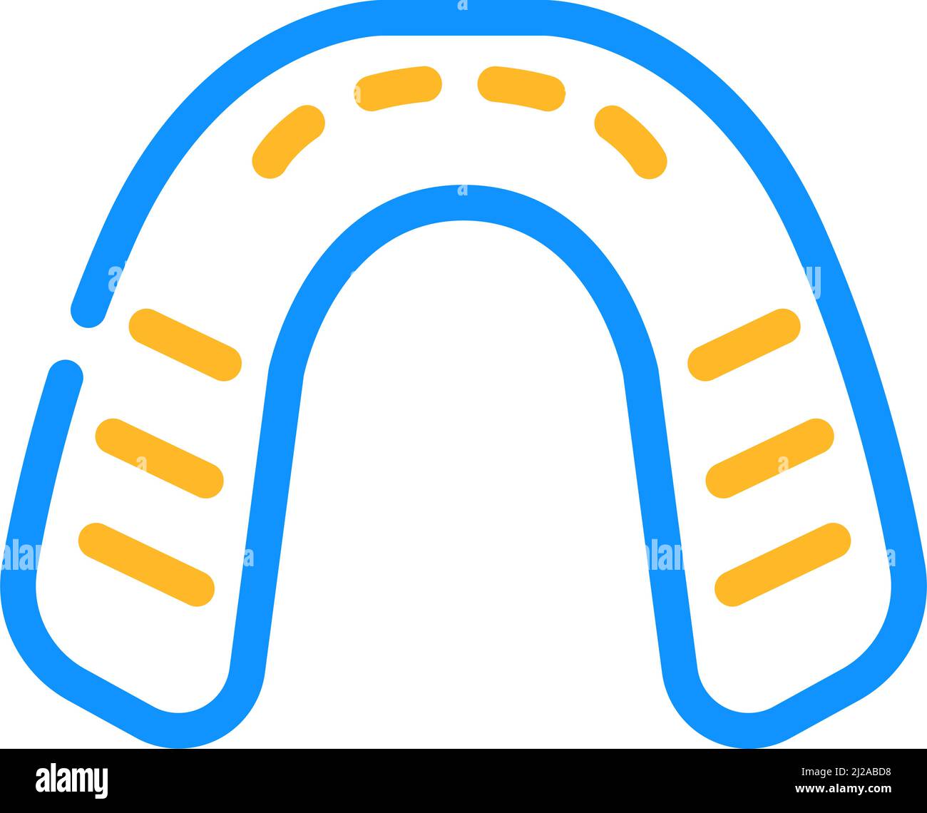 mouth guard color icon vector illustration Stock Vector Image & Art - Alamy