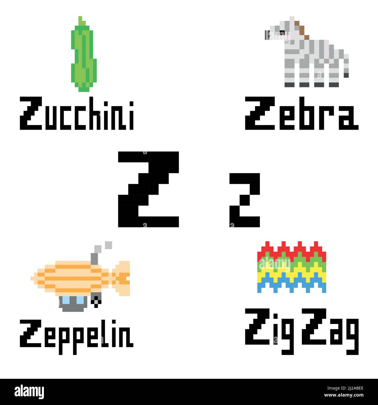 Pixel art writing pixel illustration Cut Out Stock Images & Pictures ...