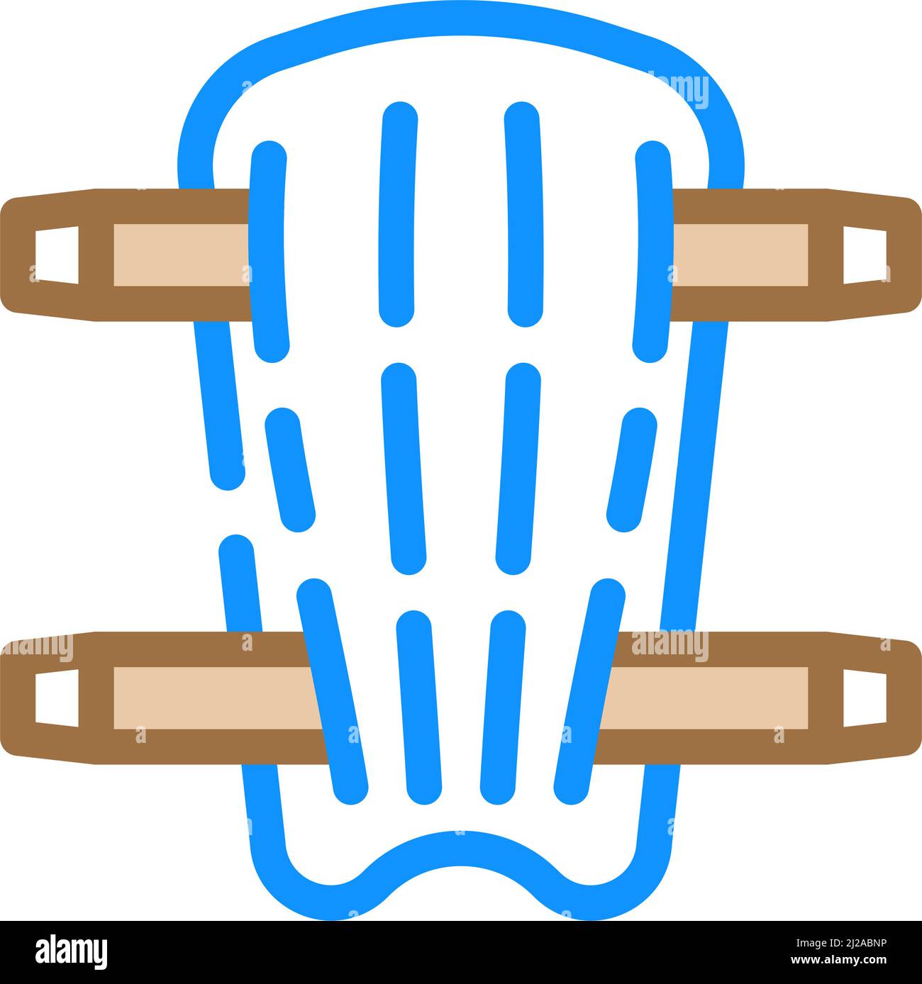 leg protection color icon vector illustration Stock Vector Image & Art ...