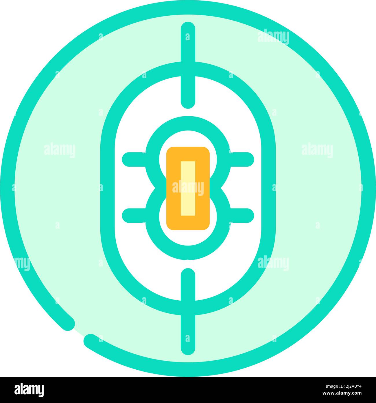 cricket field color icon vector illustration Stock Vector Image & Art ...