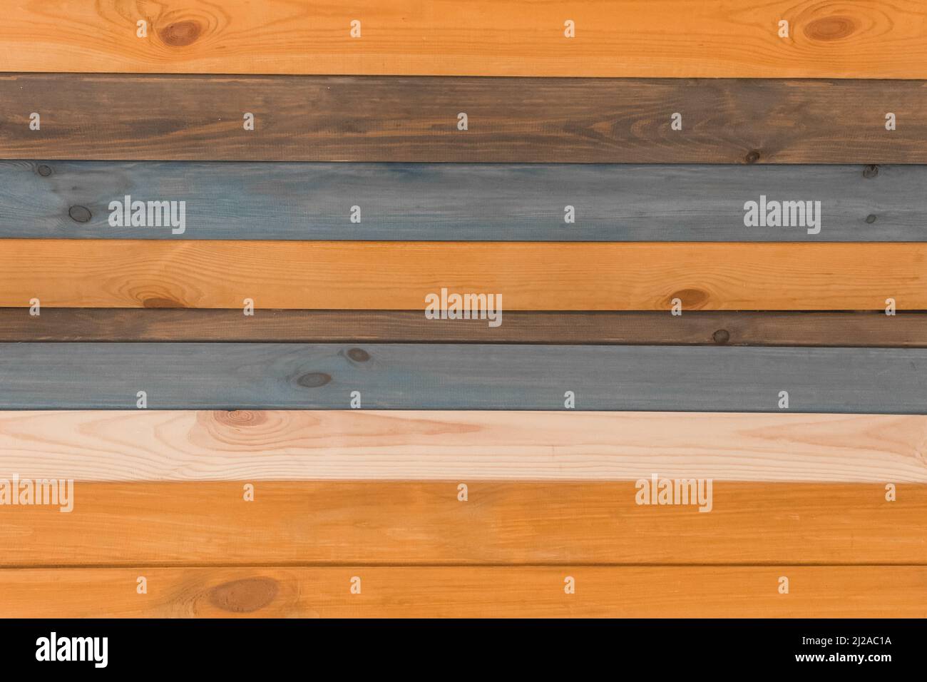 Colored horizontal lines striped wooden boards design wood texture ...