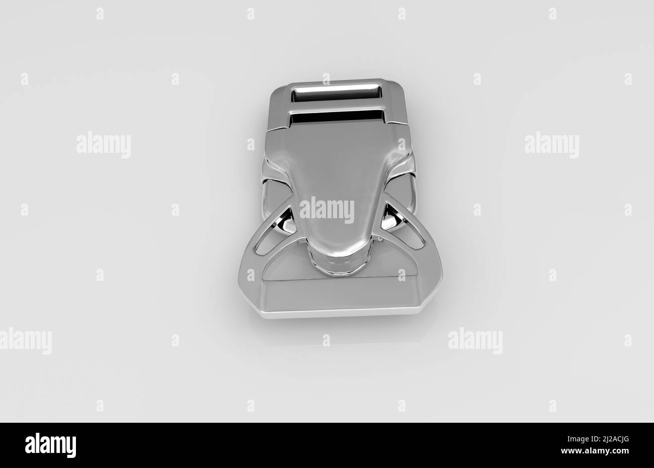 Metal parts on light gray background,3D rendering Stock Photo - Alamy