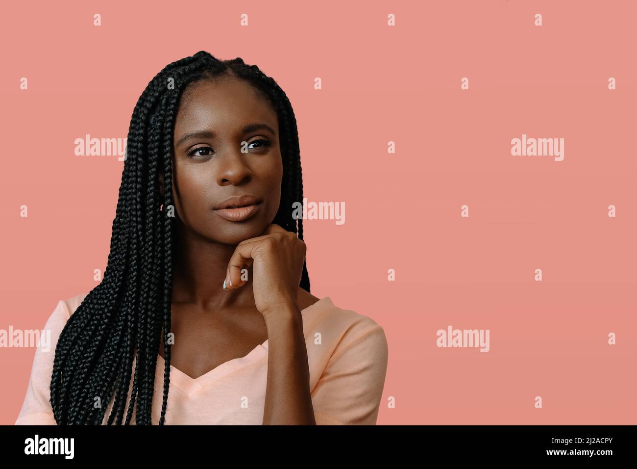 African female model hi-res stock photography and images - Alamy