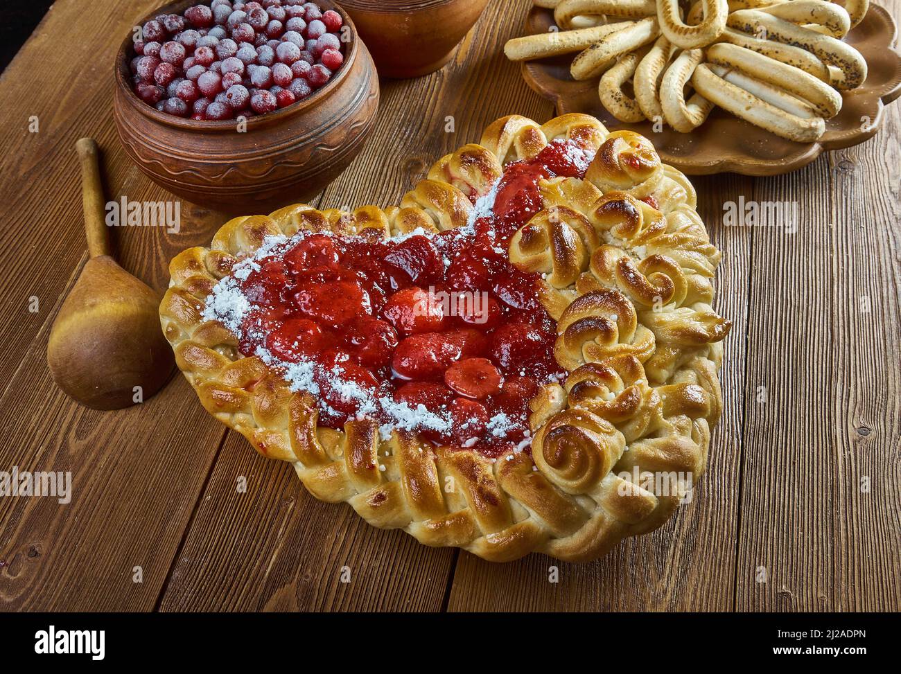 Cumberland Rum Nicky, sweet shortcrust pastry tart or pie in northwest ...