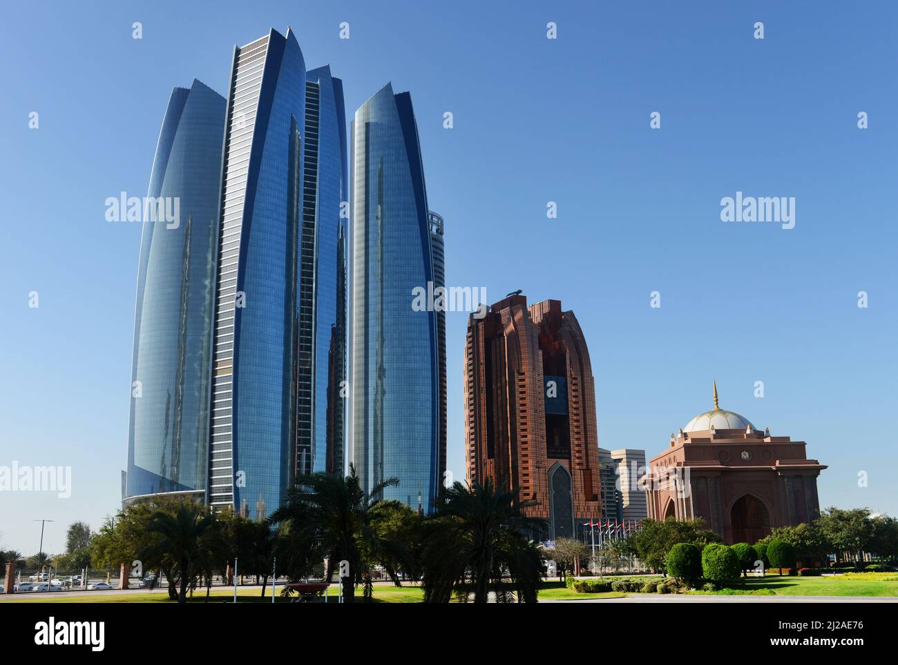 Etihad towers in Abu Dhabi, United Arab Emirates Stock Photo - Alamy
