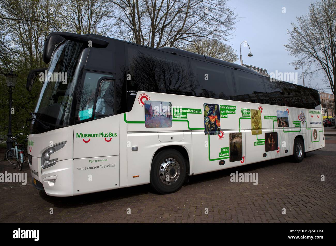 Touring Museum Plus Bus At Amsterdam The Netherlands 30-3-2022 Stock Photo - Alamy