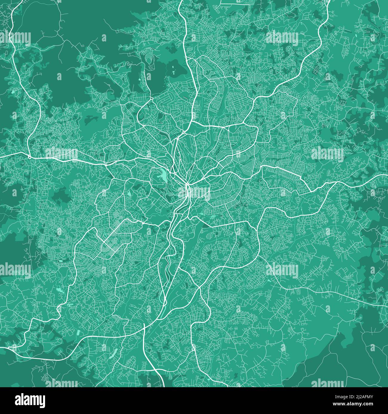 Green forest map united Stock Vector Images - Alamy