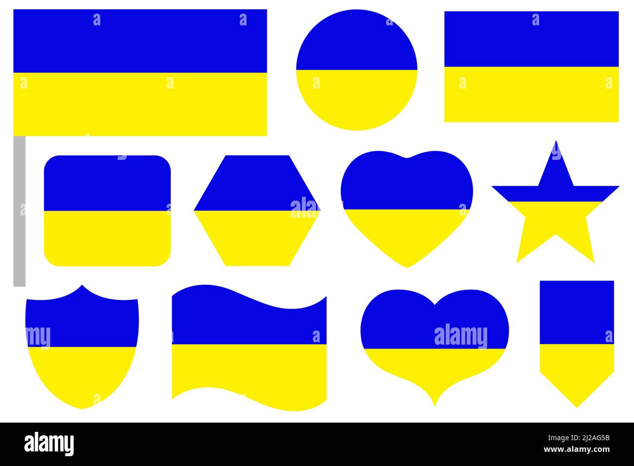 Ukraine national flag day Cut Out Stock Images & Pictures - Alamy
