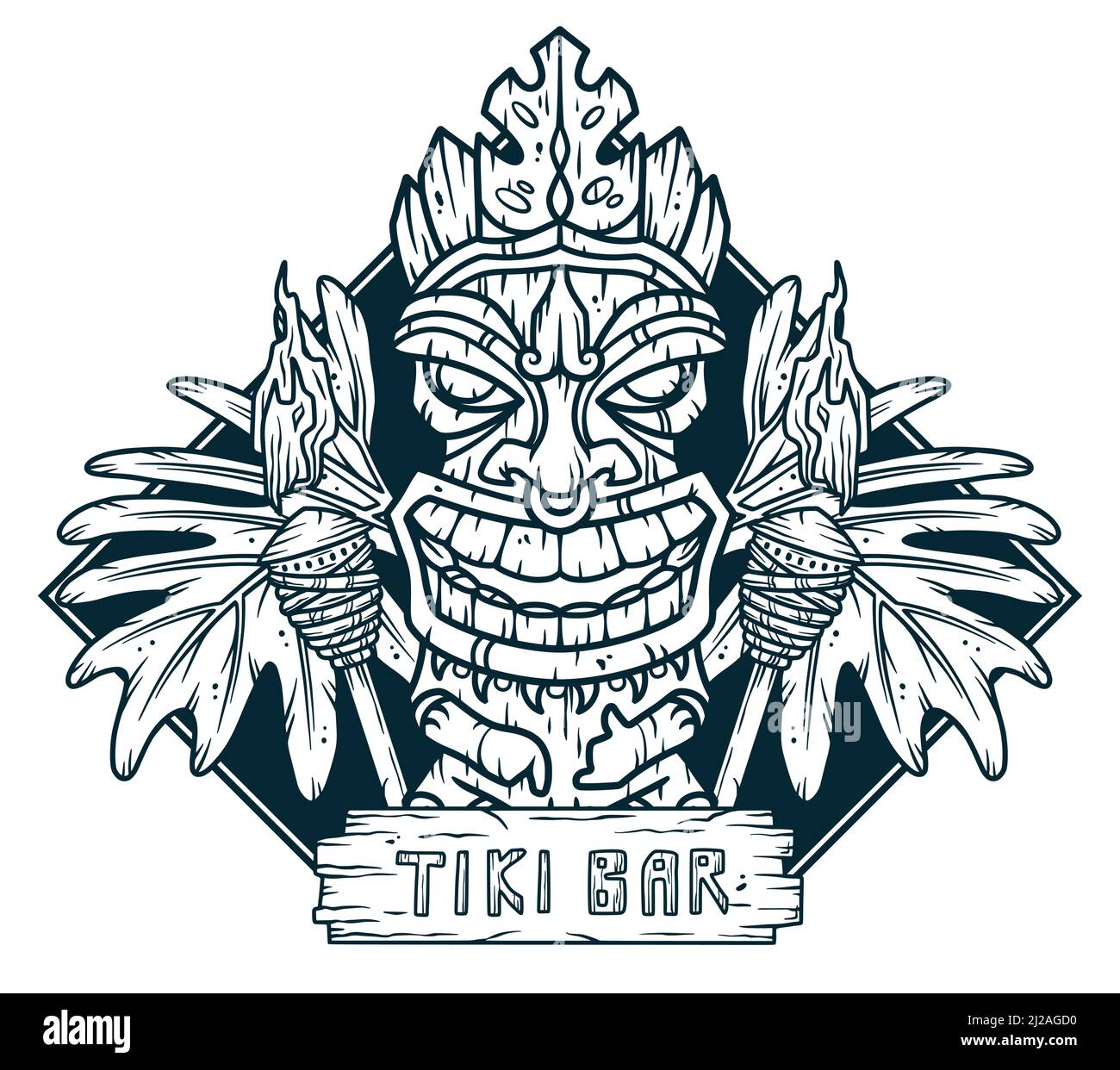 Maori carving vector vectors hi-res stock photography and images - Alamy