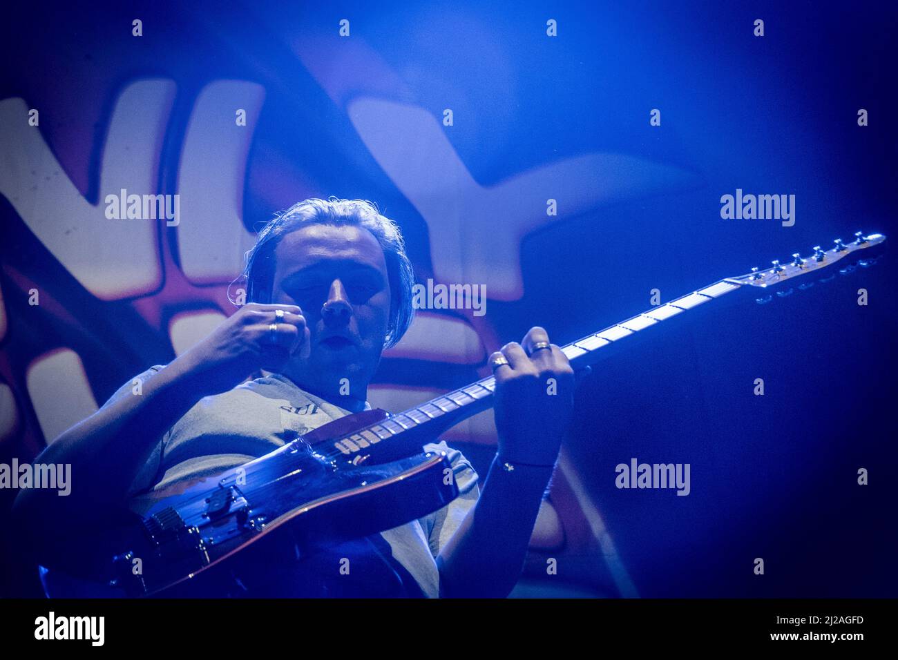 Copenhagen, Denmark. 28th, March 2022. The English band Only The Poets ...