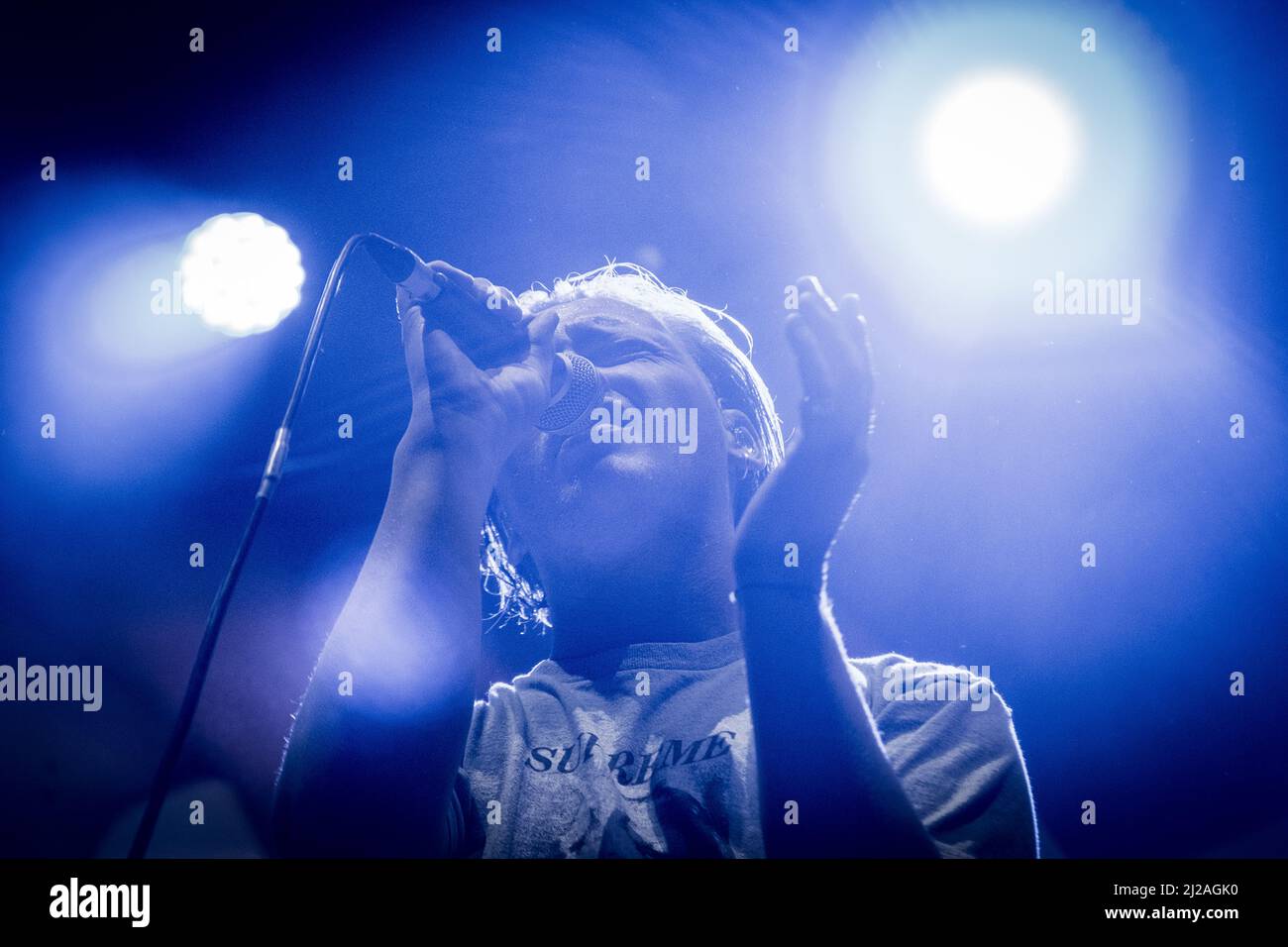 Copenhagen, Denmark. 28th, March 2022. The English band Only The Poets ...