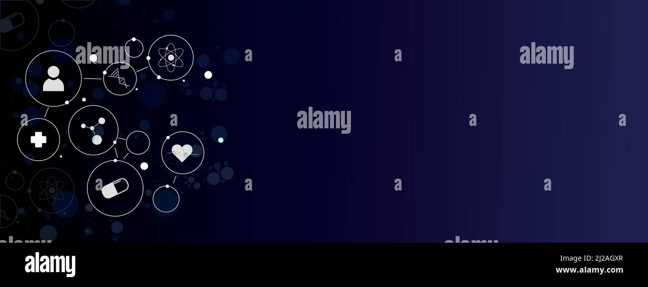 abstract blue medical technology background Stock Vector Image & Art ...