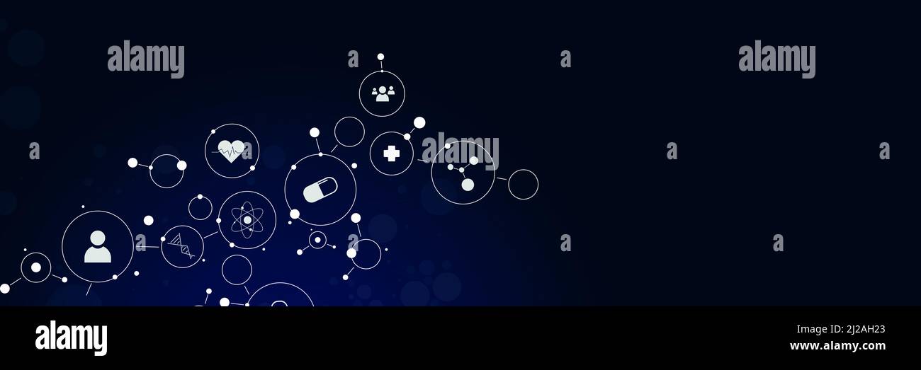 abstract blue medical technology background for you Stock Photo - Alamy