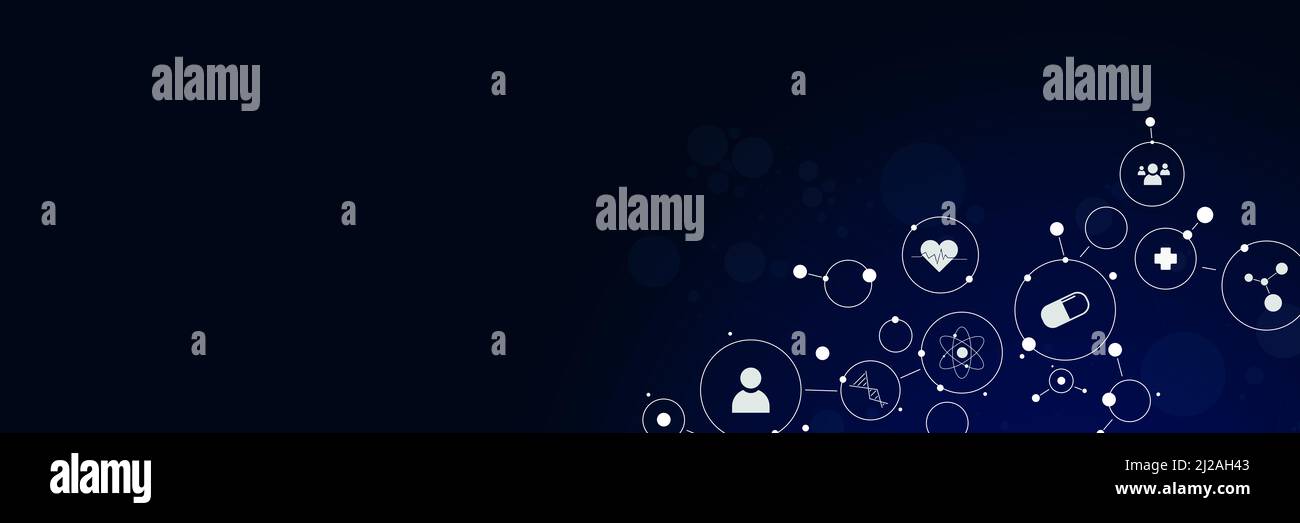 abstract blue medical technology background for you Stock Photo - Alamy