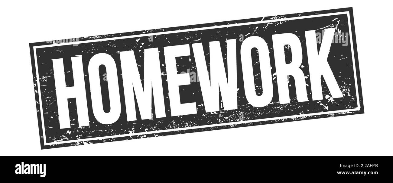 Homework stamp hi-res stock photography and images - Alamy