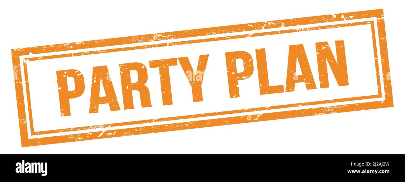 Party plan stamp hi-res stock photography and images - Alamy