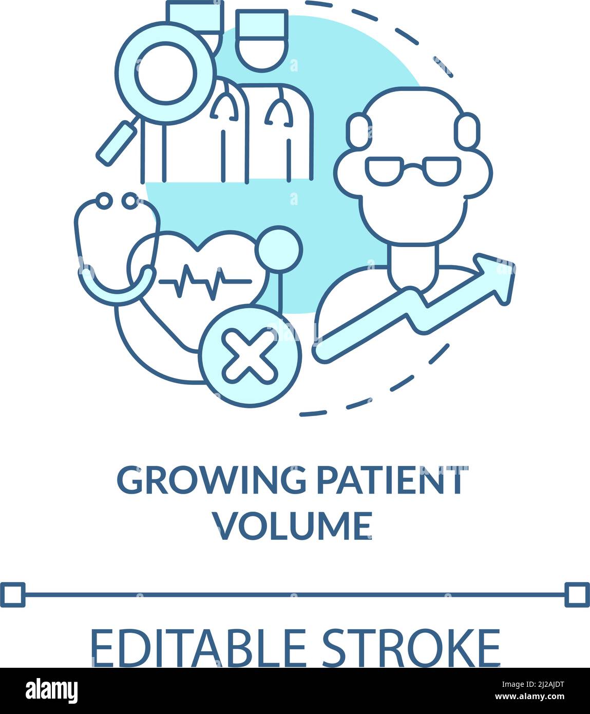 Growing patient volume turquoise concept icon Stock Vector Image & Art ... Growing patient volume turquoise concept icon Stock Vector Image & Art ...