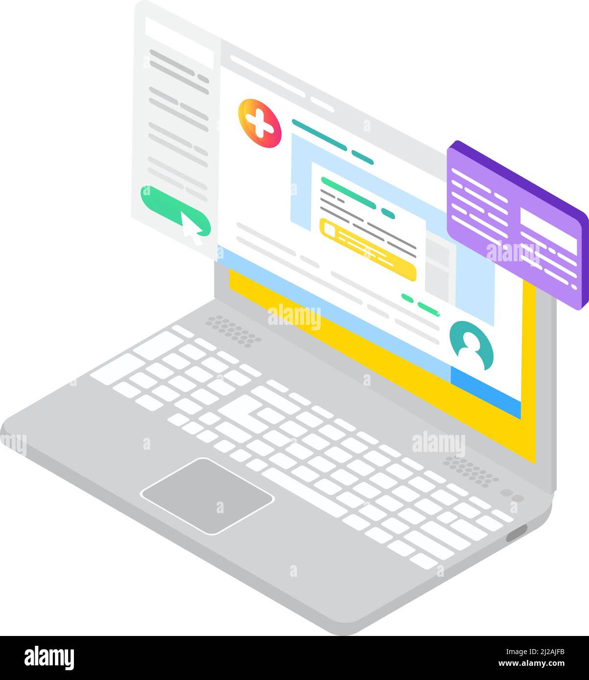 Medical advice service icon 3d vector computer Stock Vector Image & Art ...