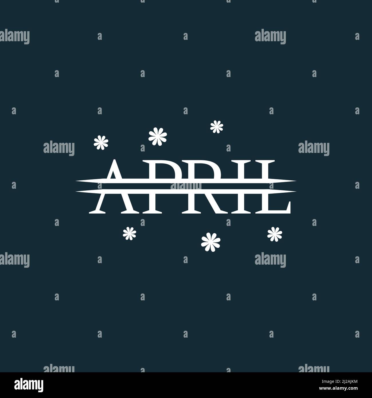 September month name. Vector illustration for poster, card, calendar ...