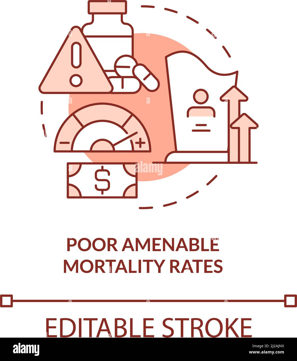 Very high mortality Stock Vector Images - Alamy